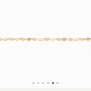 Linjer | Jewelry | Linjer 4k Gold Petal Chain Necklace Fleur | Poshmark